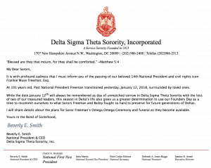 Two of Delta Sigma Theta's Former National Presidents Pass Away The Day ...