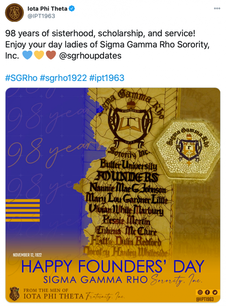 Sigma Gamma Rho Celebrates Its 98th Anniversary - Watch The Yard